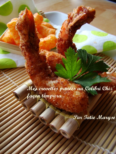 Une panure étonnante pour ces crevettes panées