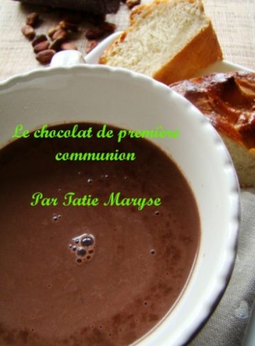 chocolat de communion antillais