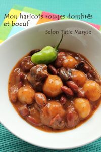 Comment réaliser les dombrés haricots rouges boeuf