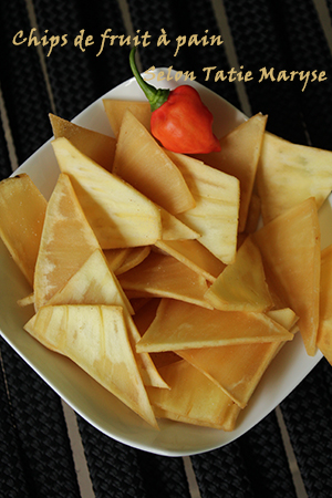 Les chips de fruit à pain : l'apéritif original