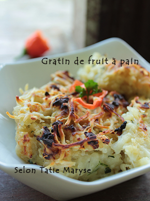 Le gratin de fruit à pain : raffinement et délice