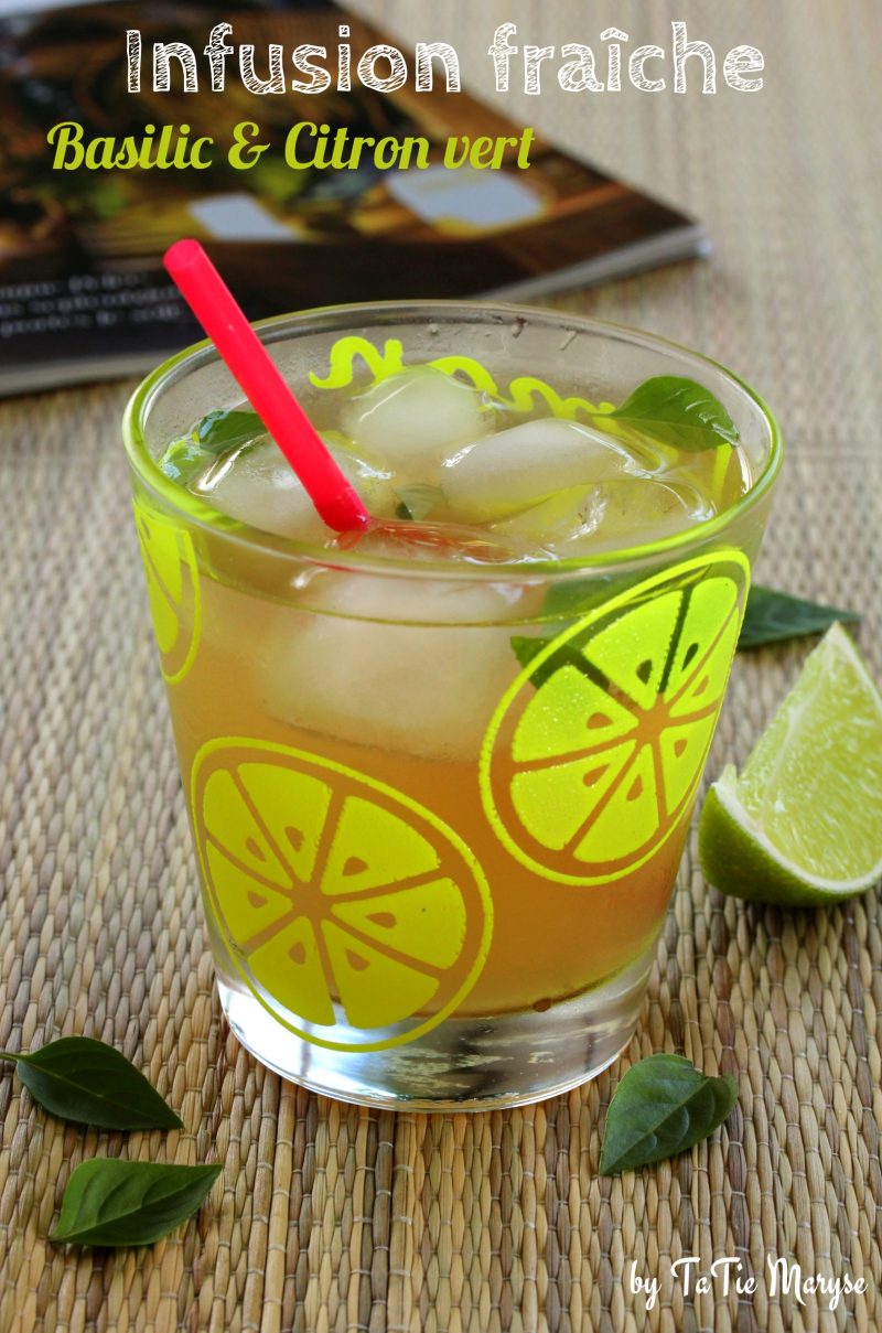 Désaltérez-vous avec cette boisson rafraîchissante basilic citron vert