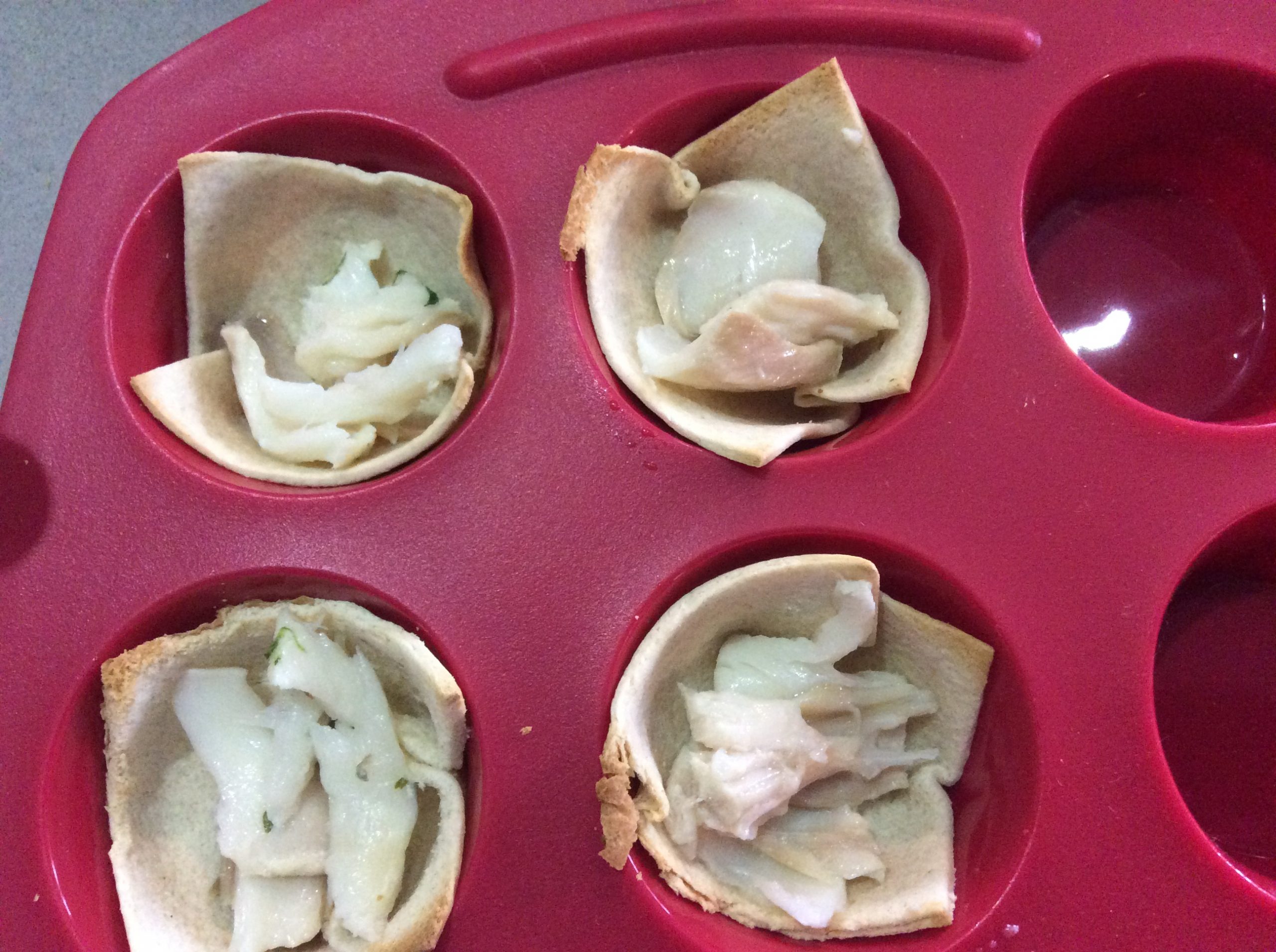 tartelettes poisson laitue