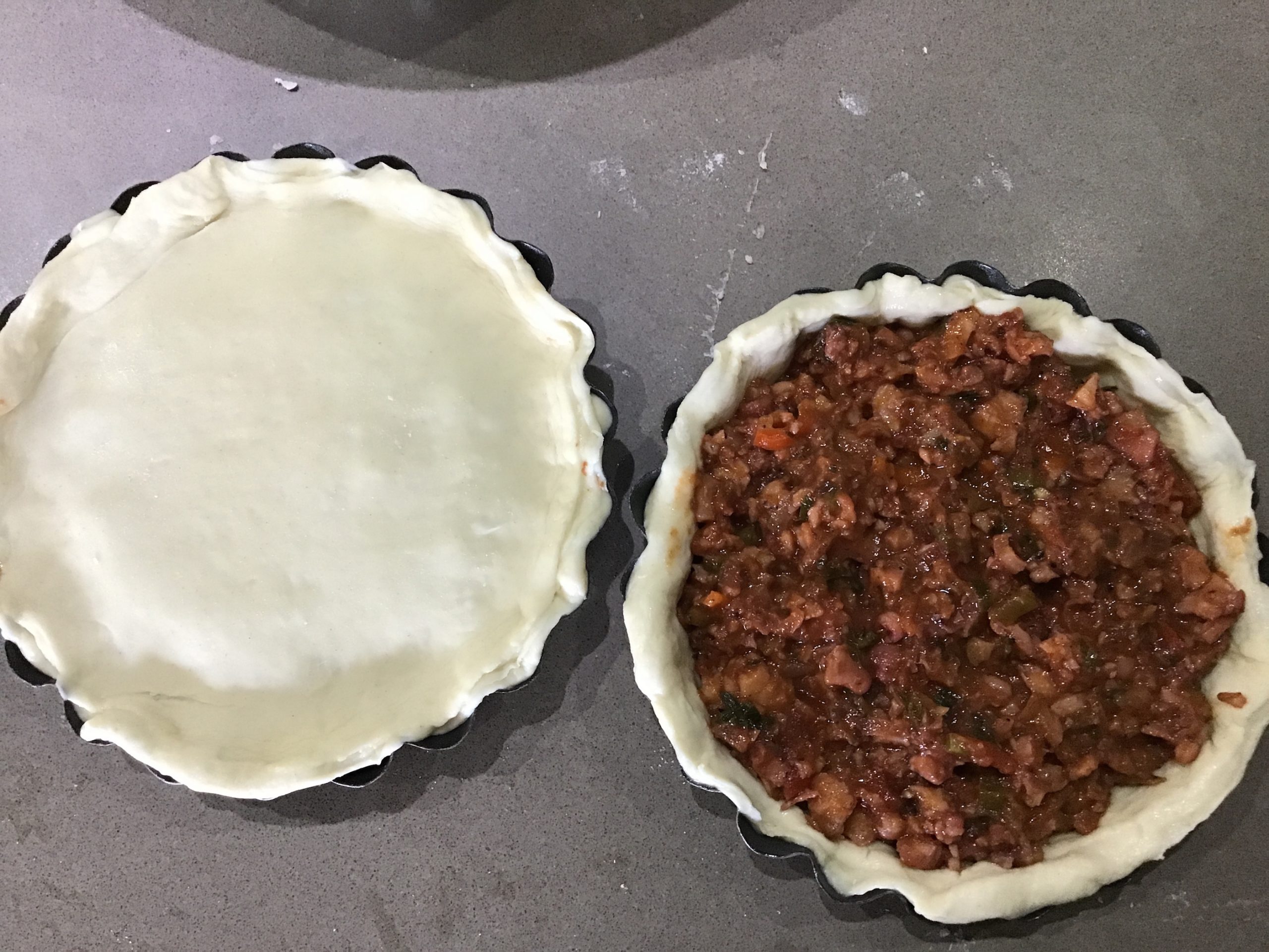 Tourte au chatrou antillaise
