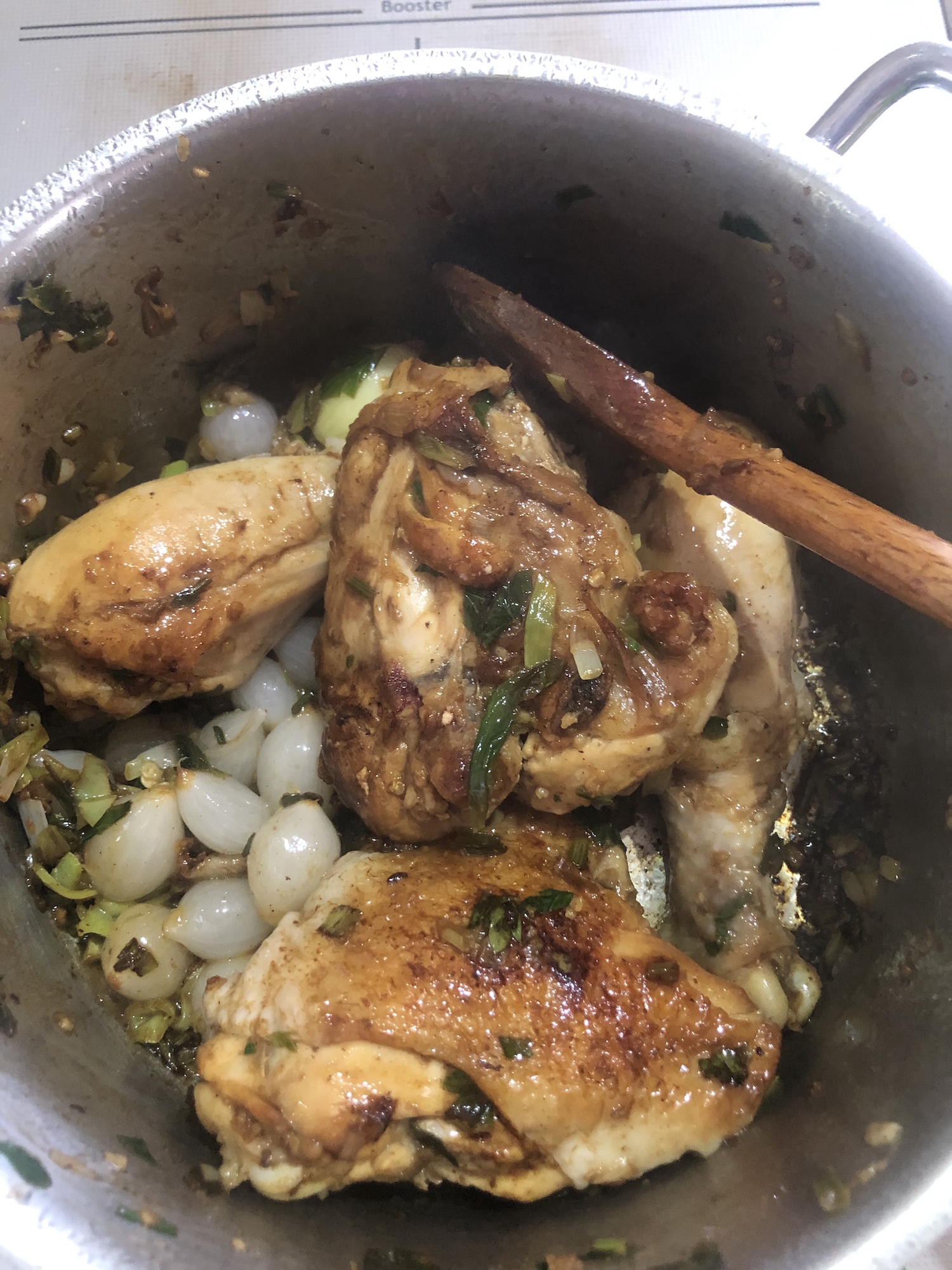 fricassée de poulet créole