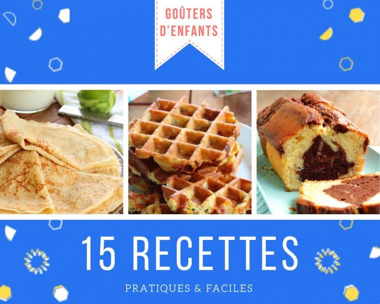 15 GOÛTERS d'enfants, pratiques à glisser dans leur cartable