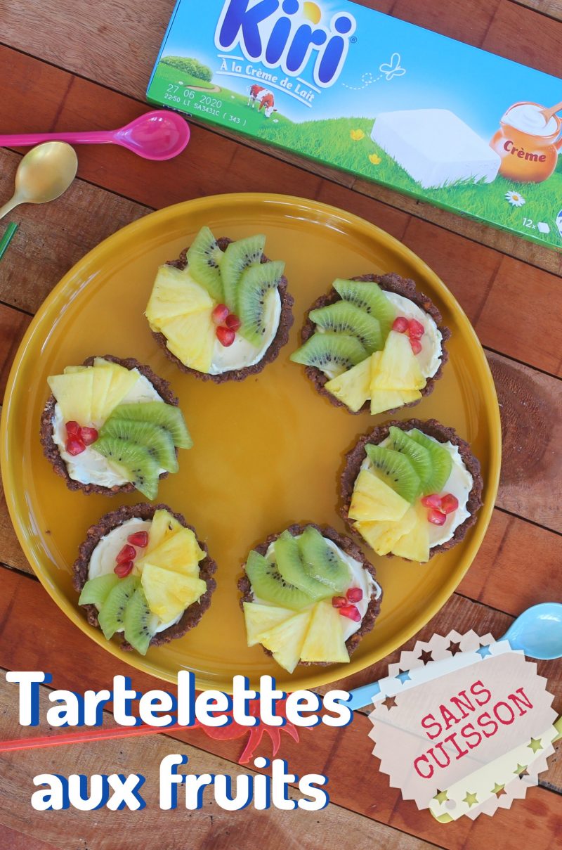 Des Tartelettes aux fruits exotiques SANS CUISSON ! oui oui
