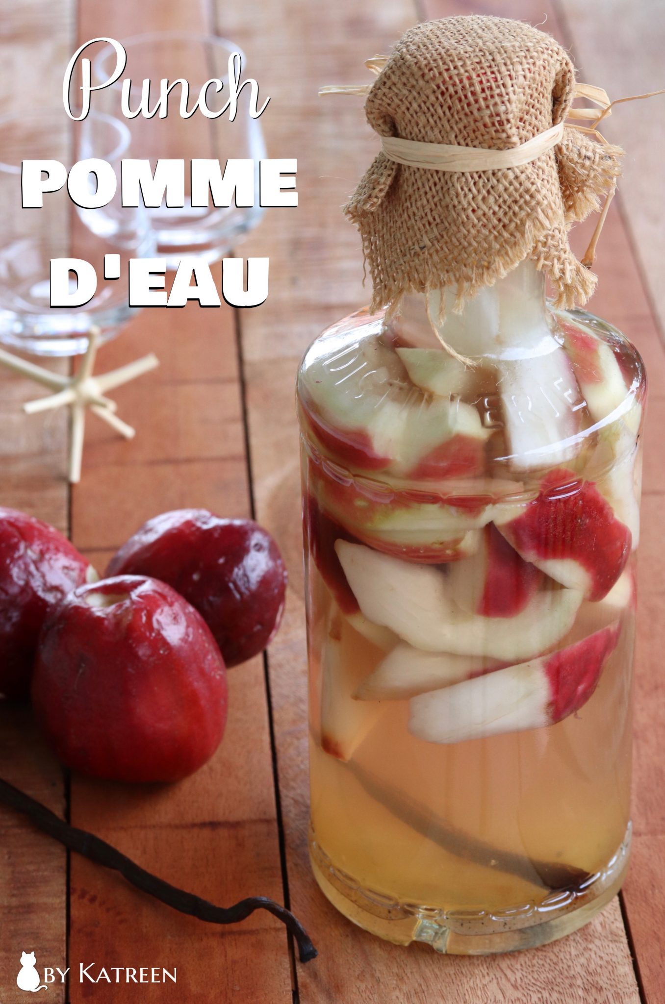 Savourez un punch pomme d'eau, pour des apéritifs originaux et élégants