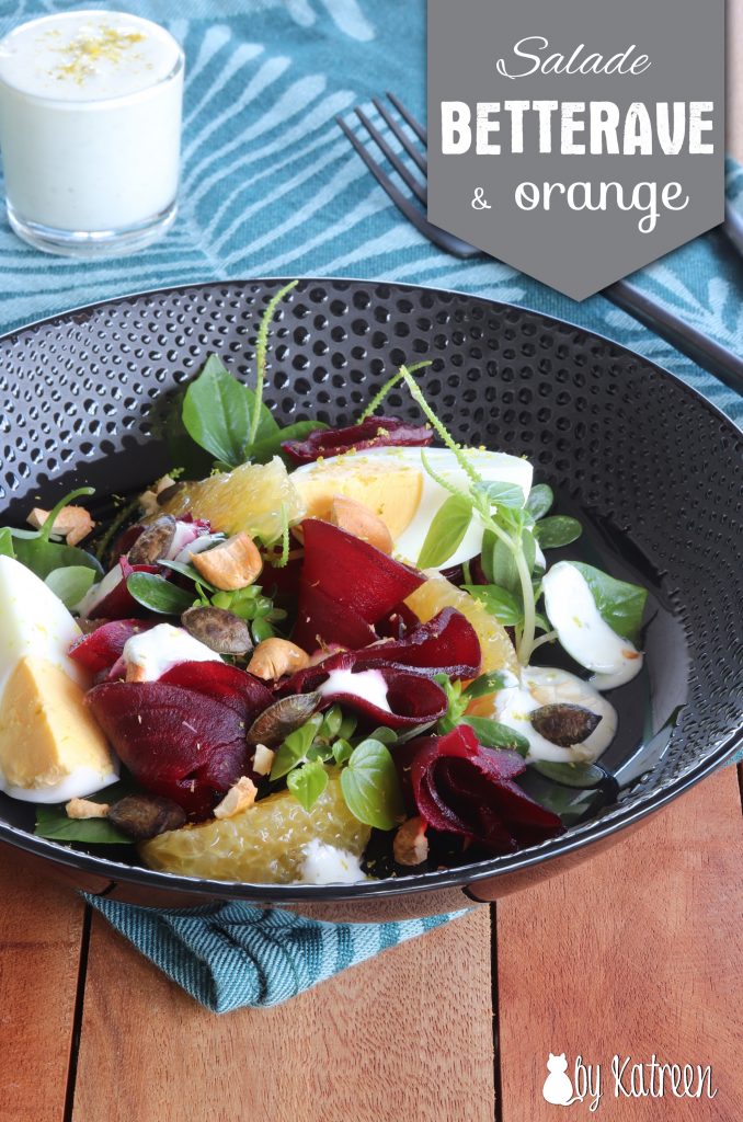 Recette de la Salade de BETTERAVE et ORANGE, selon Tatie Maryse
